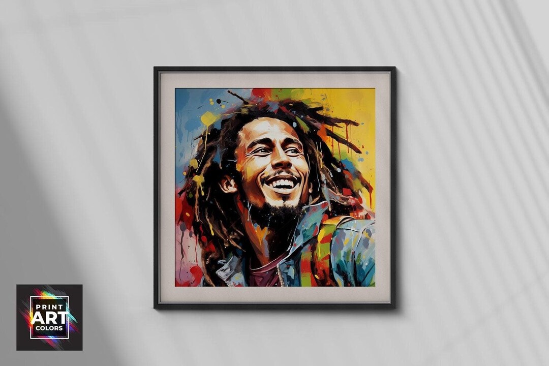 Bob Marley Prints, Digital Prints, Color Prints, Living Room, Wall Art ...