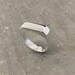 Solid Silver Ring Wedding Bands Ring Square Ring Cube Ring - Etsy