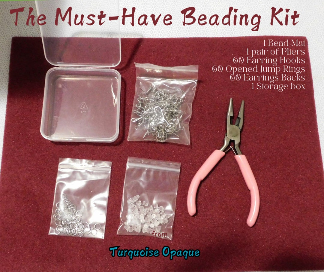 Must-have Beading Kit, Includes: Bead Mat, Chain Maille Pliers, 60 ...