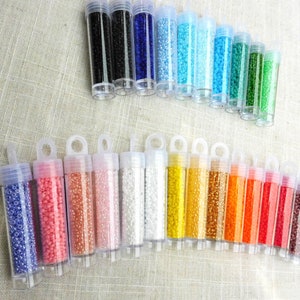 Complete Beading Kit, 24 Colors and Textures, With Tutorial, Miyuki 11/ ...