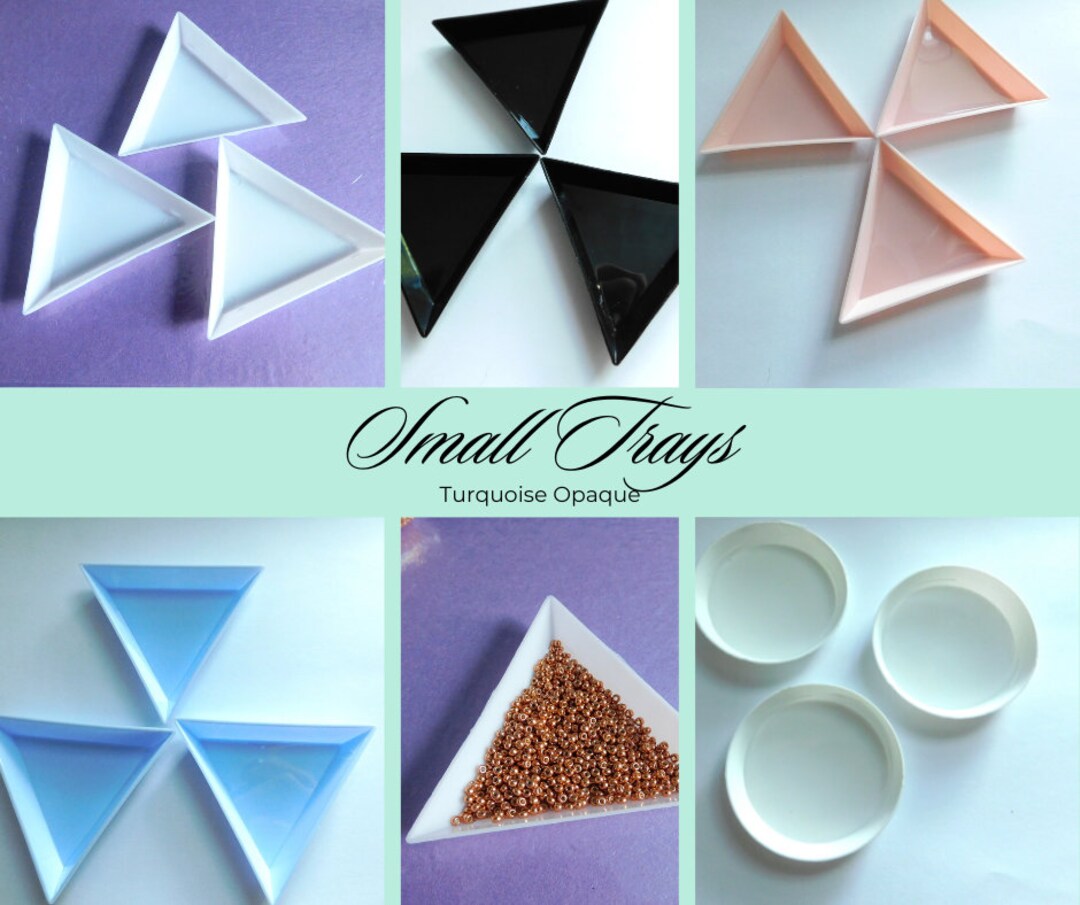 Trays for Beads and Small Objects, Plate, Scoop, Plastic, Facilitates ...