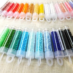 Complete Beading Kit, 24 Colors and Textures, With Tutorial, Miyuki 11/ ...