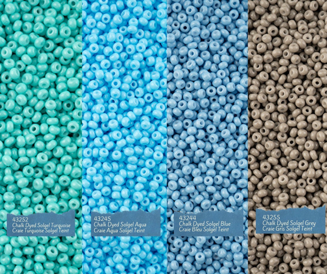 Blues, New Color Collection Chalk Solgel Complexion, Czech, Preciosa ...
