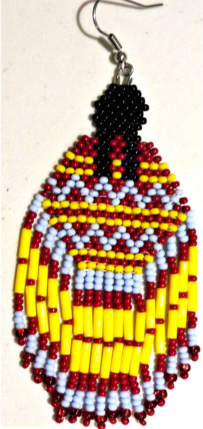 Pattern of Beaded Earrings, Woman, Instant Download, for Miyuki Seed ...