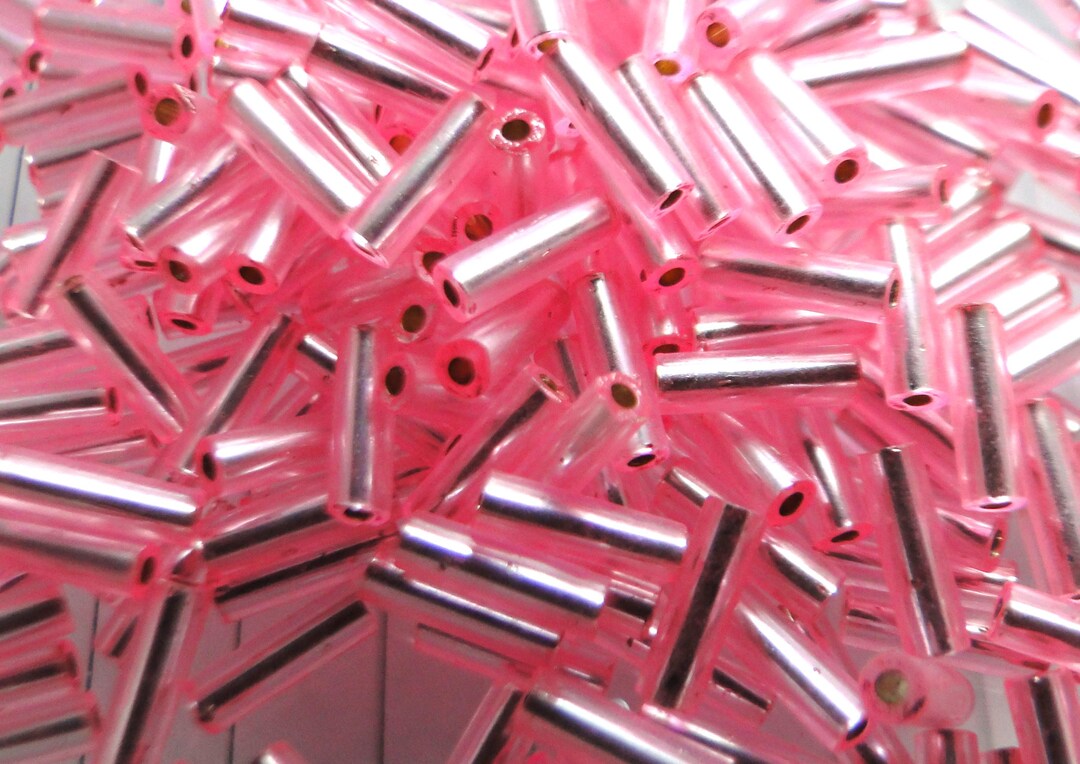 Gentle Sigh Silver Lined, # 3, Bugles of 6 Mm, Glass, Made in Japan ...