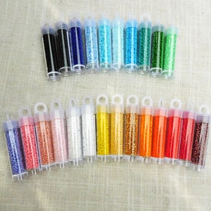 Complete Beading Kit, 24 Colors and Textures, With Tutorial, Miyuki 11/ ...