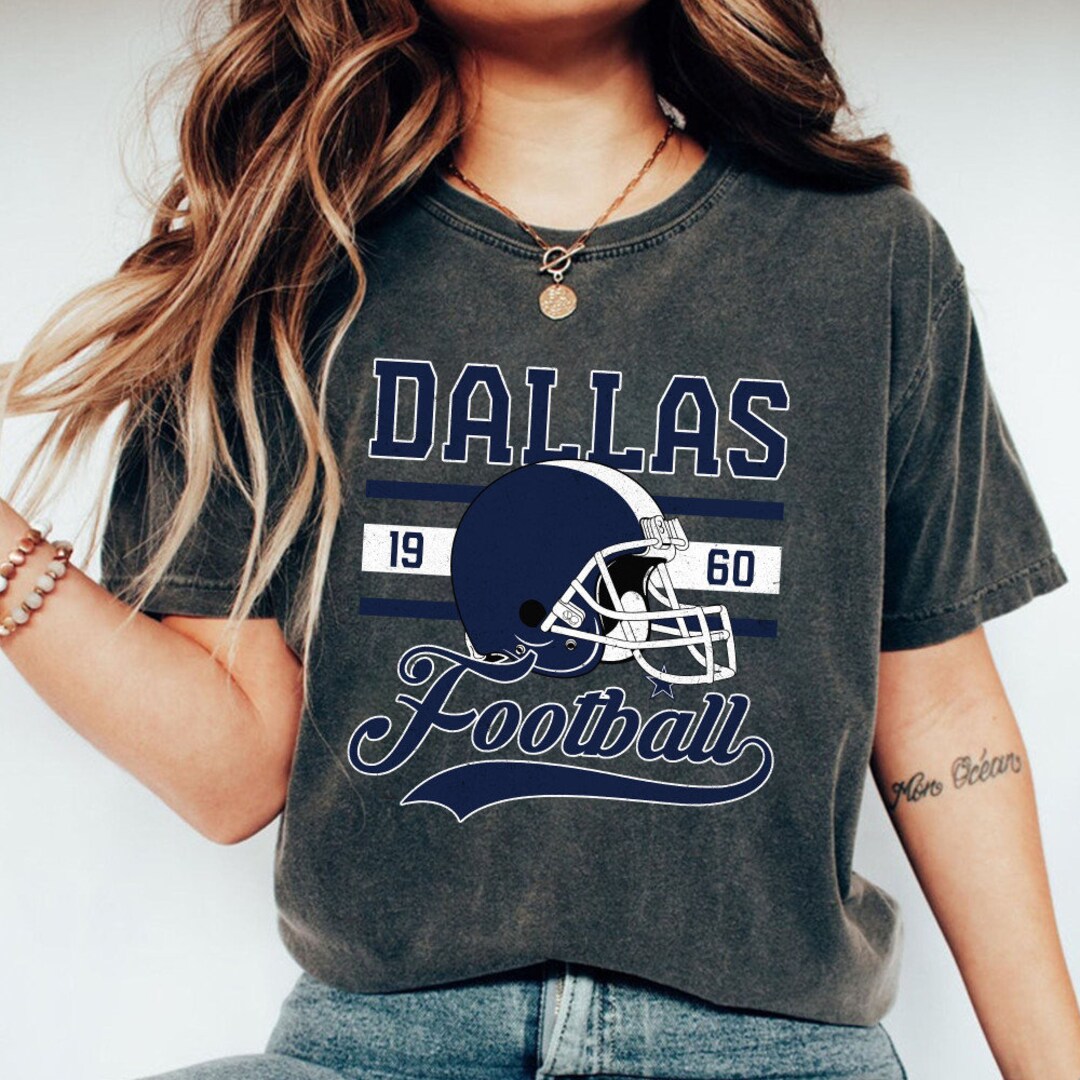 Cowboys Vintage Style Football Shirt Cowboys Style 90s - Etsy