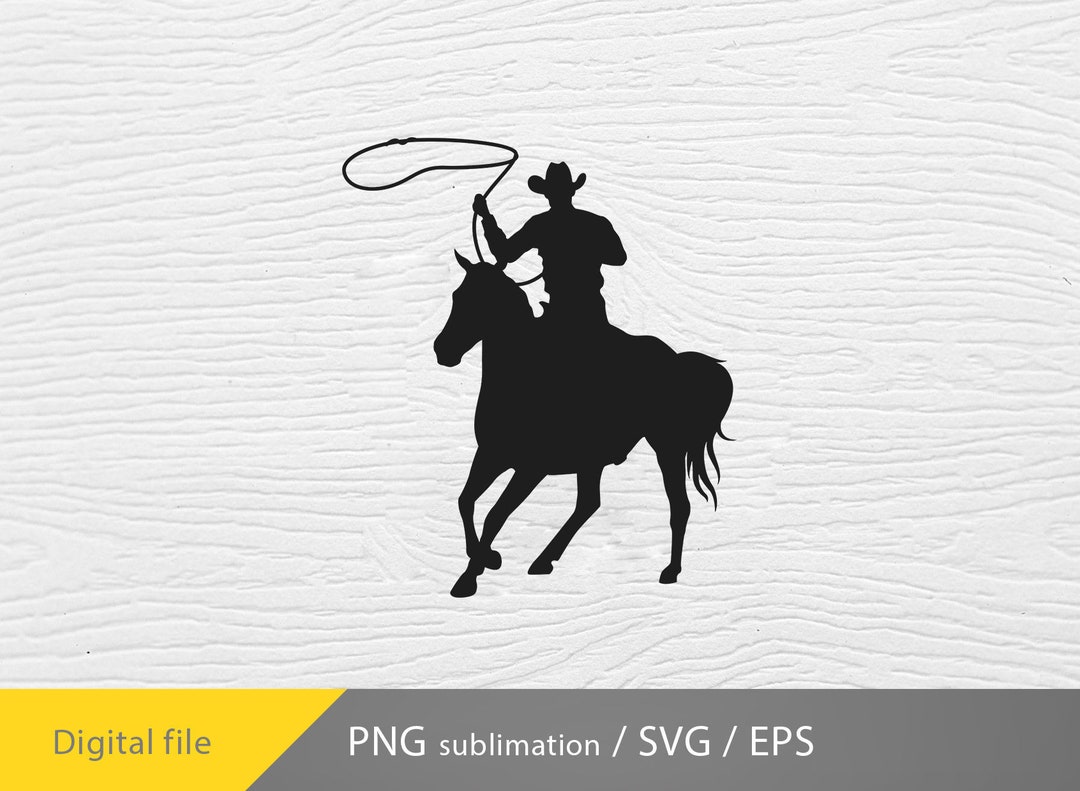 Roping Cowboy Svg, Roping Rodeo Svg, Cowboy Life Svg, Cricut File ...