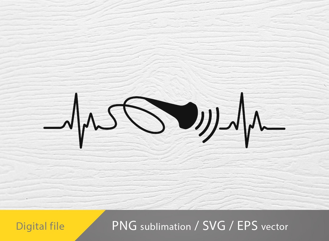 Ultrasound Heartbit Svg, Ultrasound Probe Transducer SVG, Pregnancy Svg ...