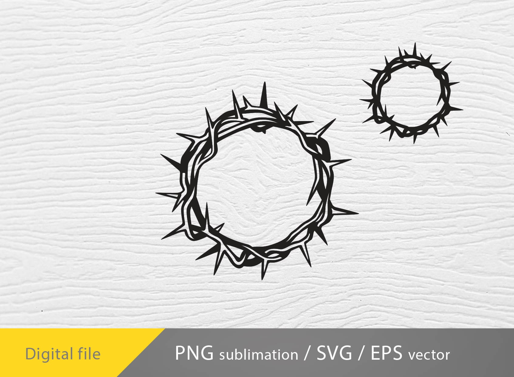 Crown of Thorns Svg, Easter Cricut File,svg, Silhouette Svg Eps Vector ...