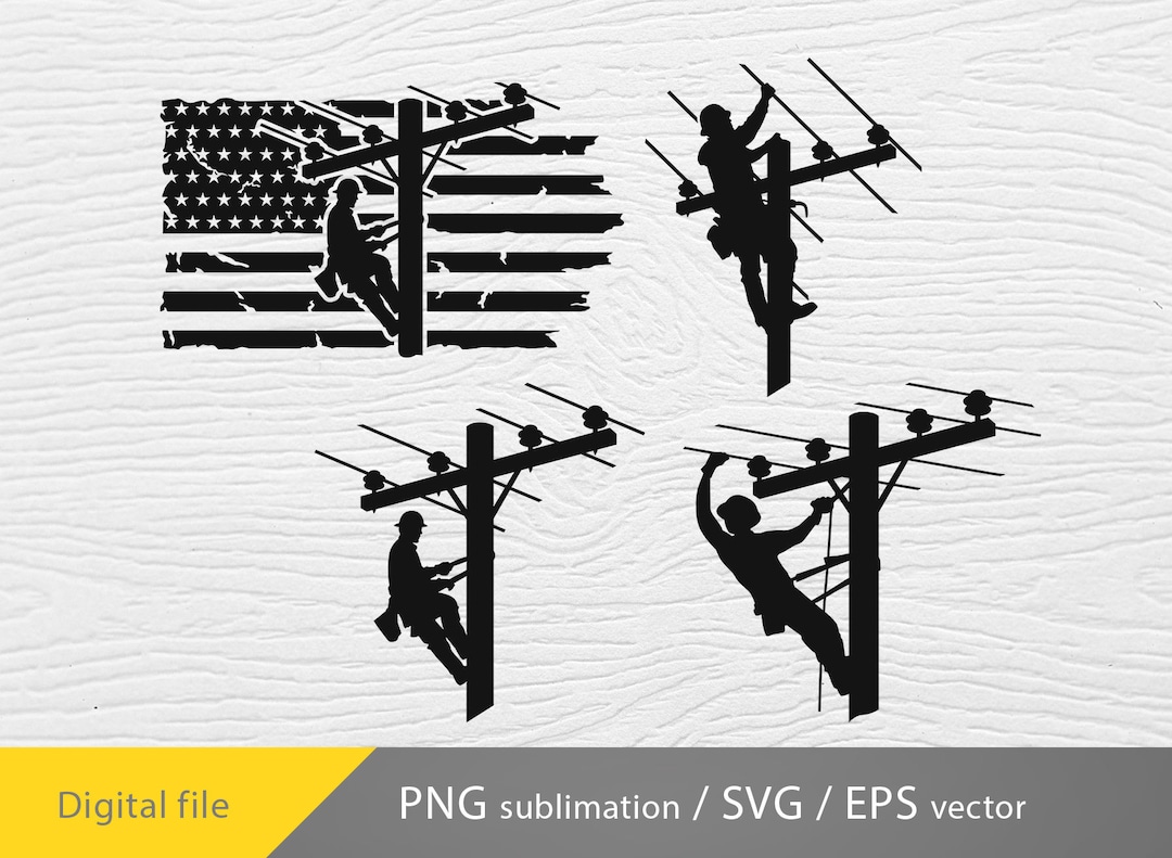Lineman Svg, Lineman Png, Lineman Eps Vector, Lineman Bundle Svg - Etsy