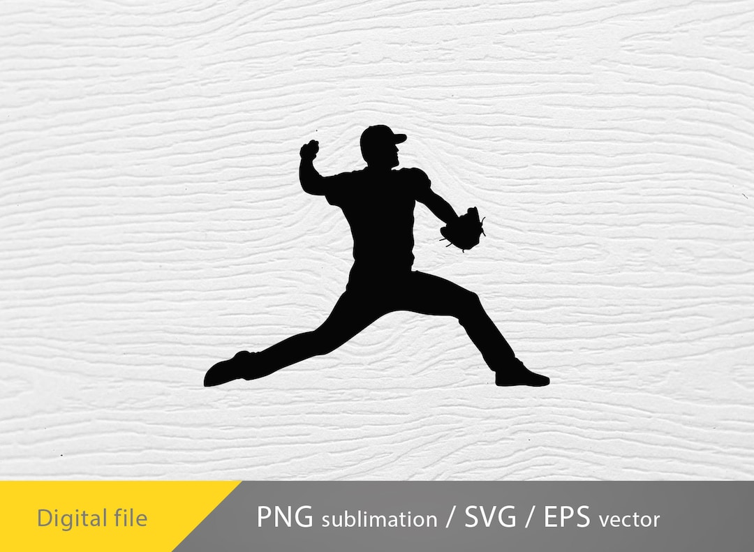 Baseball Pitcher Svg, Baseball Pitcher Png, Baseball Svg, Cricut File ...