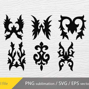 Western Vintage Elements Svg Eps Dxf, Western Stitch Svg, Cricut File ...