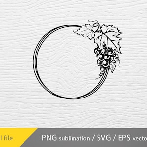 Grape Vine Svg, Grape Leaves Svg, Grape Vine Wall Decor, Vine Leaves ...
