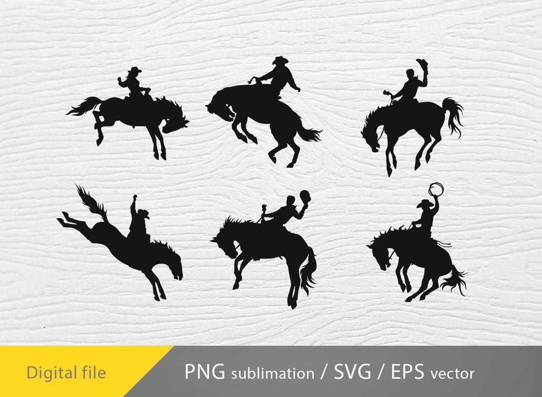 Rodeo Horse SVG, Rodeo Bundle PNG, Rodeo Cowboy PNG, Rodeo Cricut File ...
