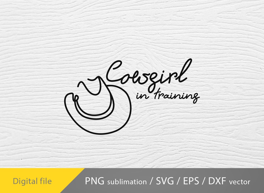 Cowgirl in Training Svg, Cowgirl Baby Svg, Little Cowgirl Png, Cricut ...