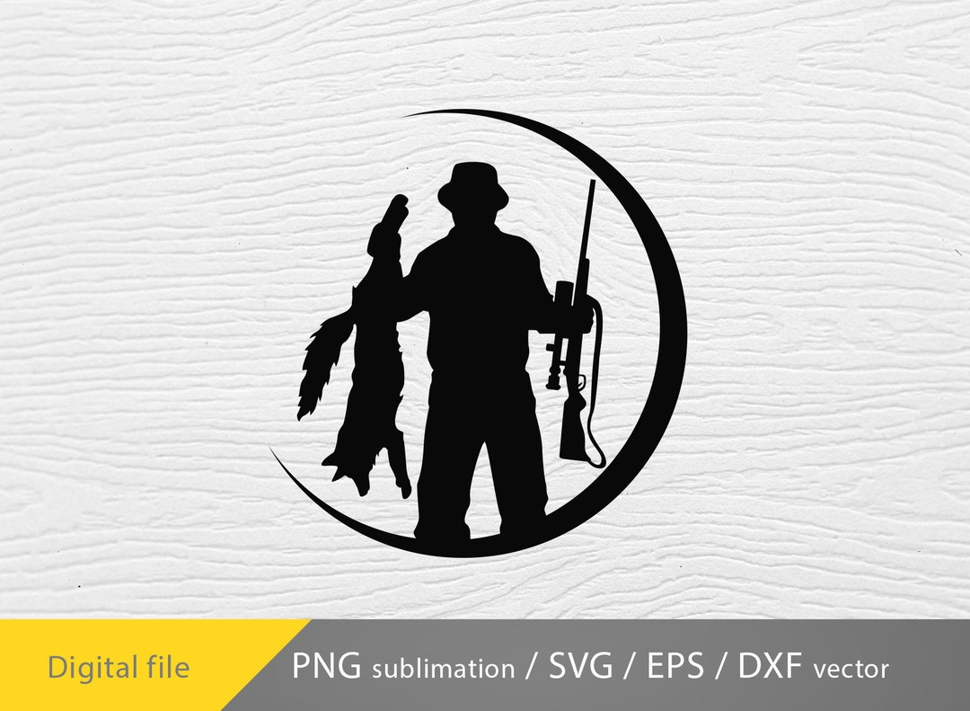 Coyote Hunting Svg, Coyote Hunter Png, Hunting Scene Svg, Cricut File ...