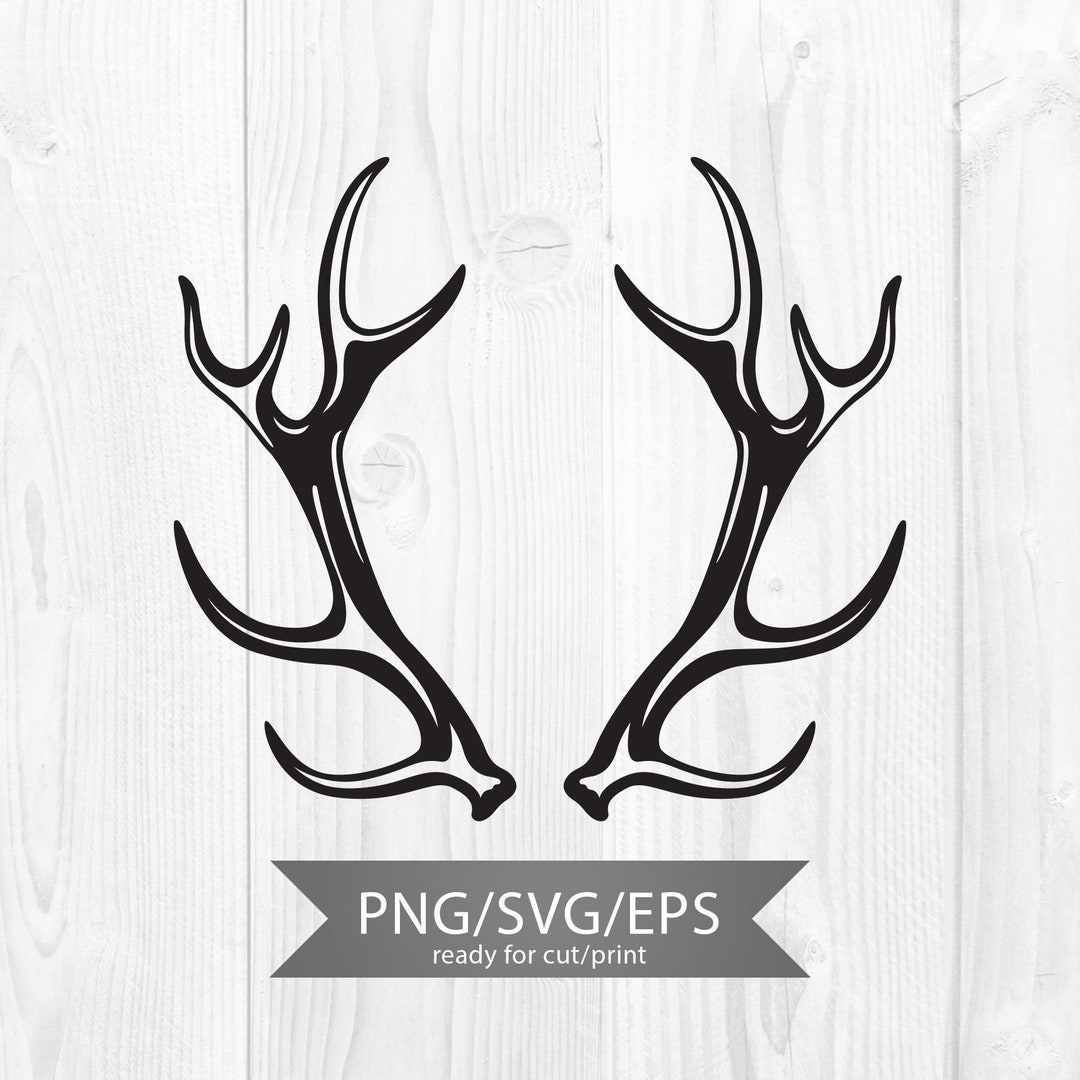 Deer Antler Svg, Deer Antler Png, Cricut File - Etsy