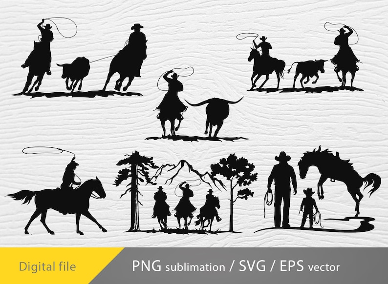 Roping Cowboy Svg, Roping Team Rodeo Svg, Cowboy Life Svg, Cricut File ...