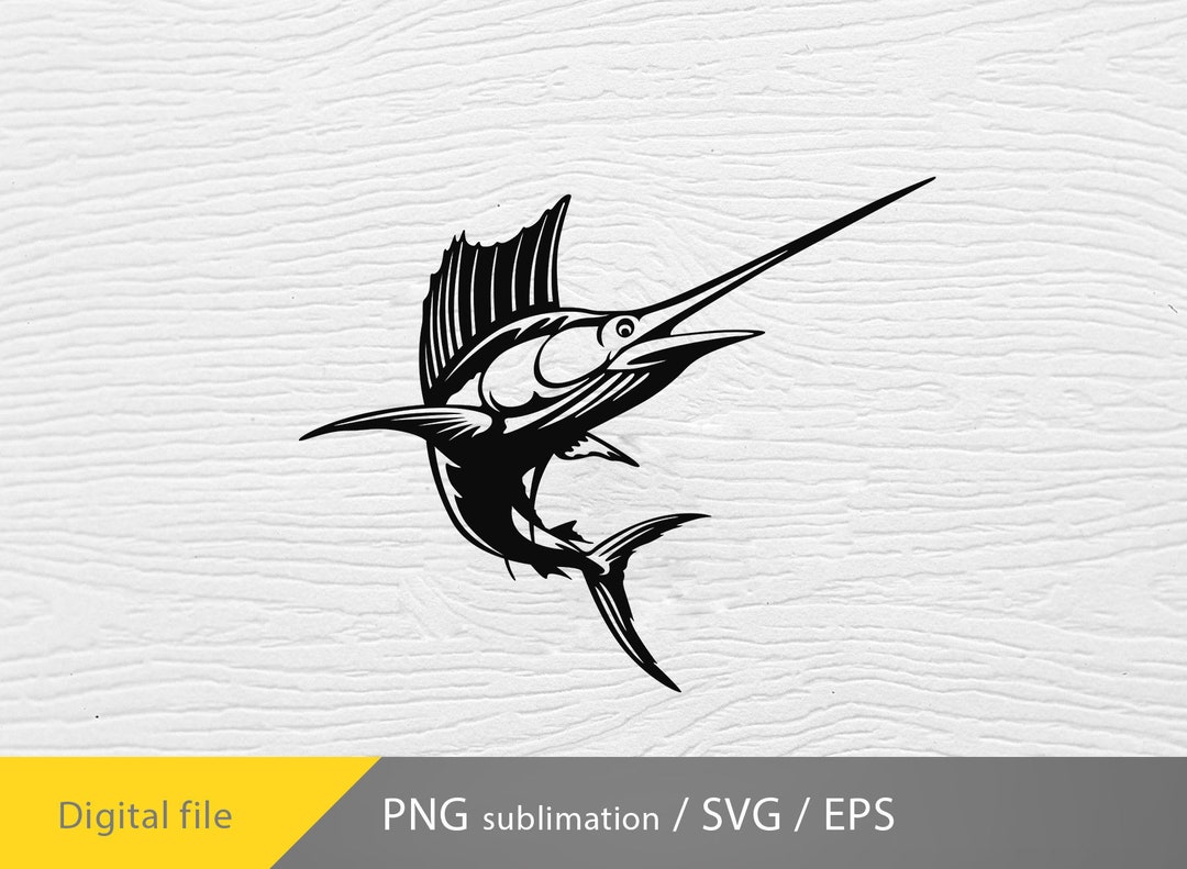 Sailfish SVG, Sailfish PNG, Sailfish Cricut File, Sailfish Fishing Svg ...