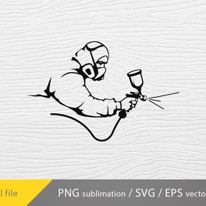 Car Painting Svg, Auto Body Painting Svg, Painting Vehicle Svg, Cricut ...