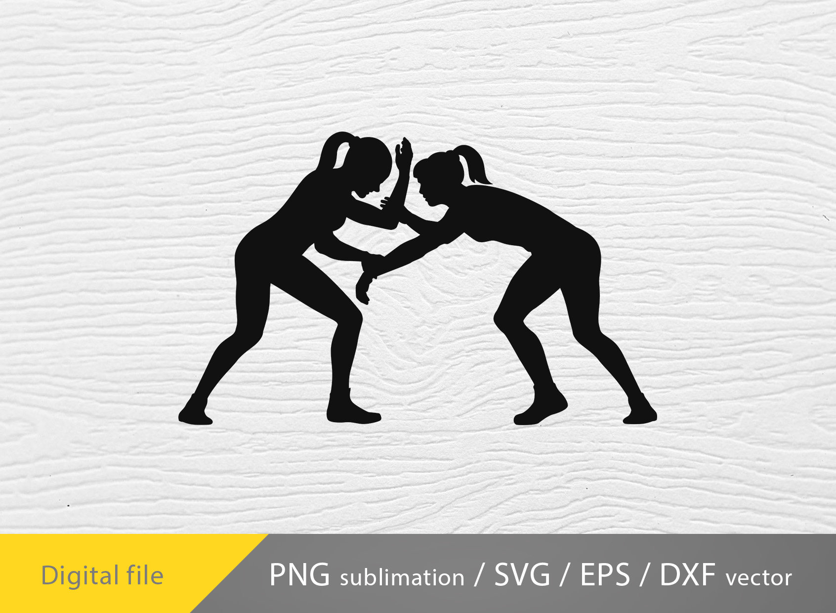 Female Wrestling SVG File, Girl Wrestler SVG, Wrestling Png, Women's ...