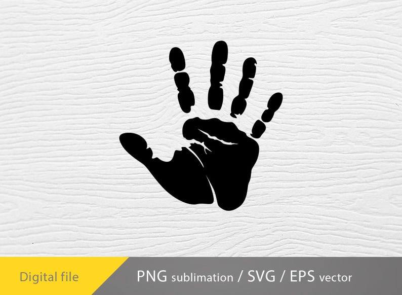 Handprint Svg, Hand Png, Handprint PNG, Handprint DXF, Cricut File - Etsy