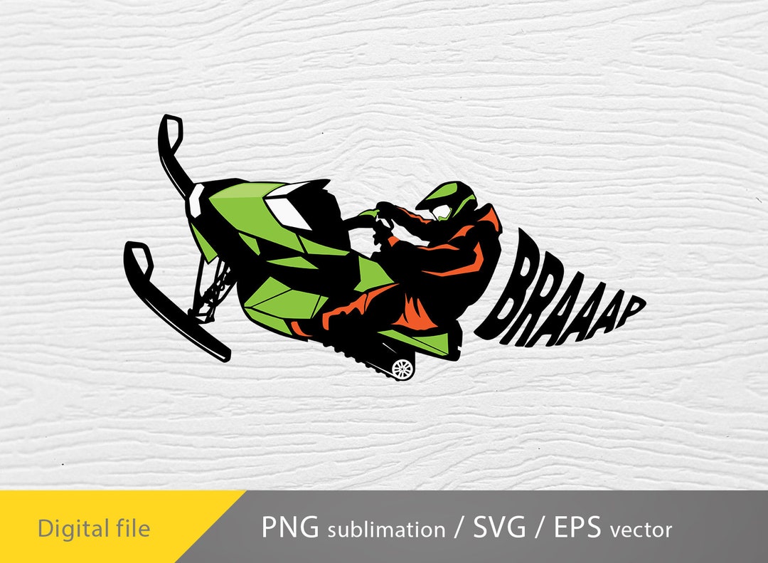 Snowmobile Svg Winter Sports Svg Cricut File Vector Image - Etsy