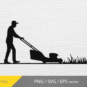 Lawn Mower Png, Mowing Svg, Lawn Mower Service Png, Gardening Clipart ...