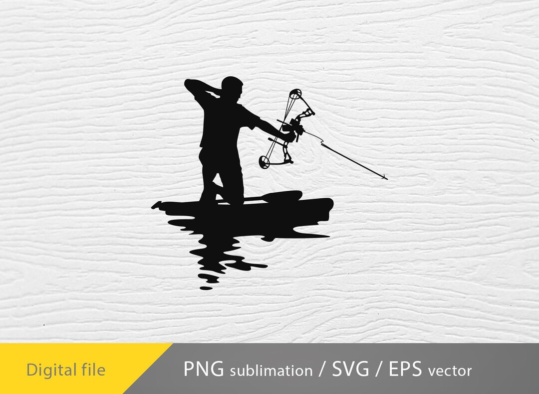 Bow Fishing Svg, Cricut File, Bow Fishing PNG - Etsy