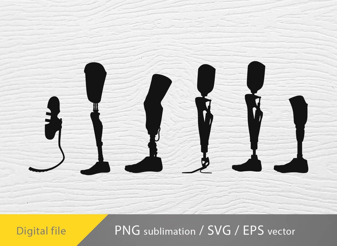 Prosthetic Leg Svg, Artificial Leg SVG, Bionic Prothetisch, Artificial ...