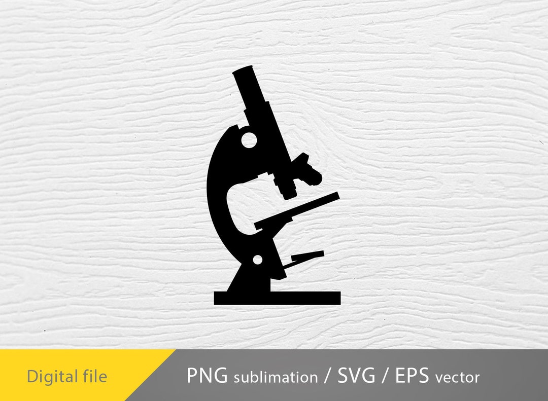 Microscope Svg, Microscope Png Sublimation, Microscope Dxf Eps Vector ...