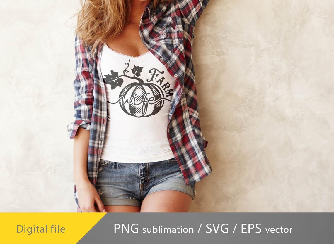 Farm Wife Svg PNG, Farm Helper Shirt Design, Farm Wife Shirt Svg, Farm ...