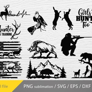 Hunting Bundle SVG Vector, Deer Hunting Svg, Hunting Life PNG, Hunt SVG ...