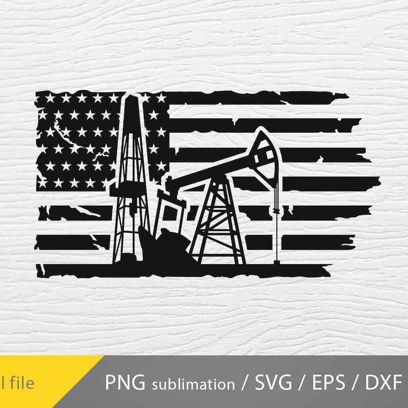 Oil Rig Embroidery - Etsy