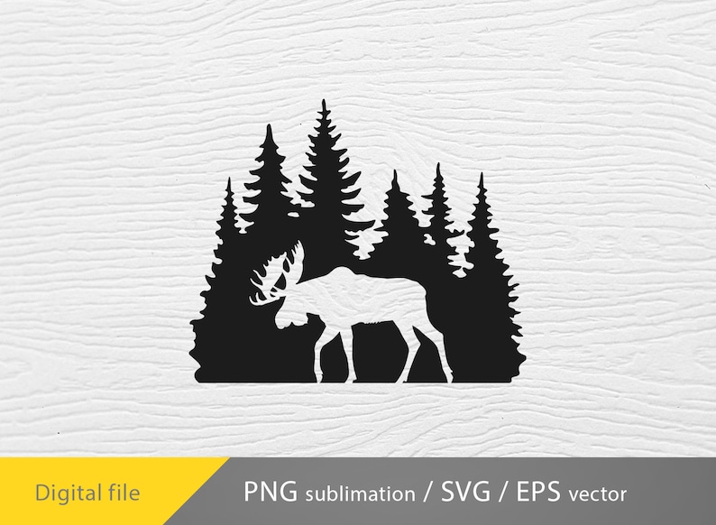 Moose Svg, Moose PNG, Moose Vector - Etsy