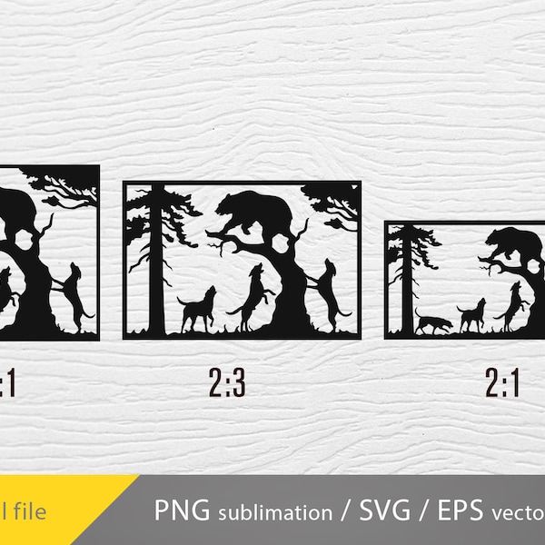 Wildlife Dxf Panels - Etsy