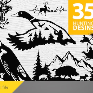Hunting Bundle SVG Vector, Deer Hunting Svg, Hunting Life PNG, Hunt SVG ...
