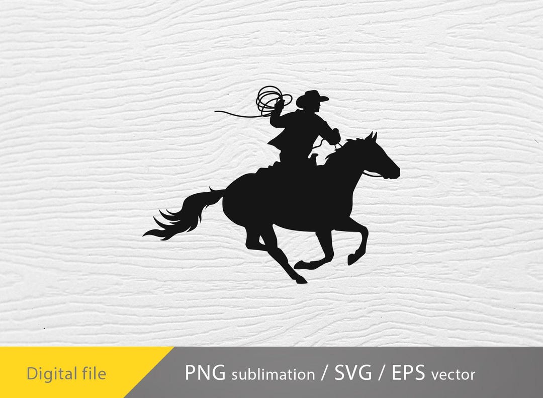 Roping Cowboy Svg, Roping Rodeo Svg, Cowboy Life Svg, Cricut File ...