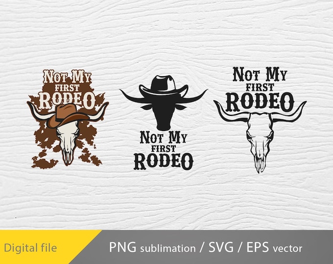 Rodeo SVG Bundle, Cowboy SVG, My First Rodeo, Cowboy in Training ...