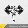 Funny Skeleton Powerlifting SVG | Skeleton Weight Lifting Svg, Skeleton ...