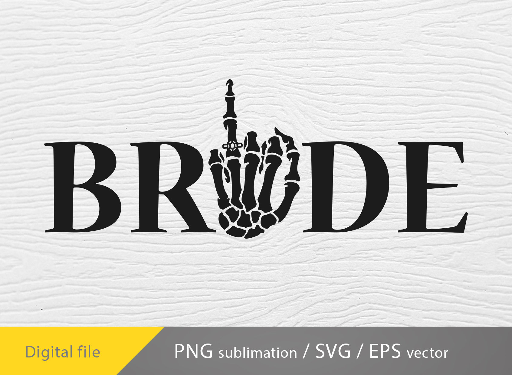 Skeleton Bride Svg, Skeleton Bride Wedding Finger Svg, Bride Tribe Svg ...