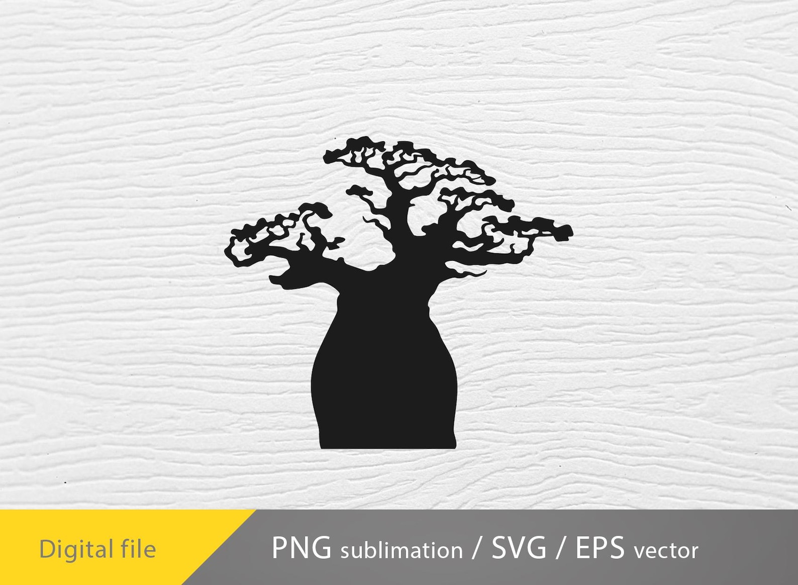 Baobab Tree Svg, Cricut File, African Tree Png - Etsy