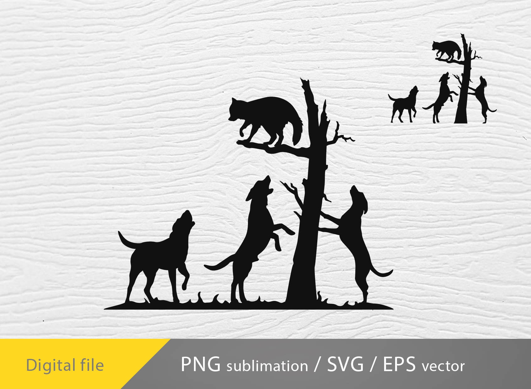 Coon Hunting SVG, Hound and Coon Svg, Coon Hunting Png, Hunting Scene ...