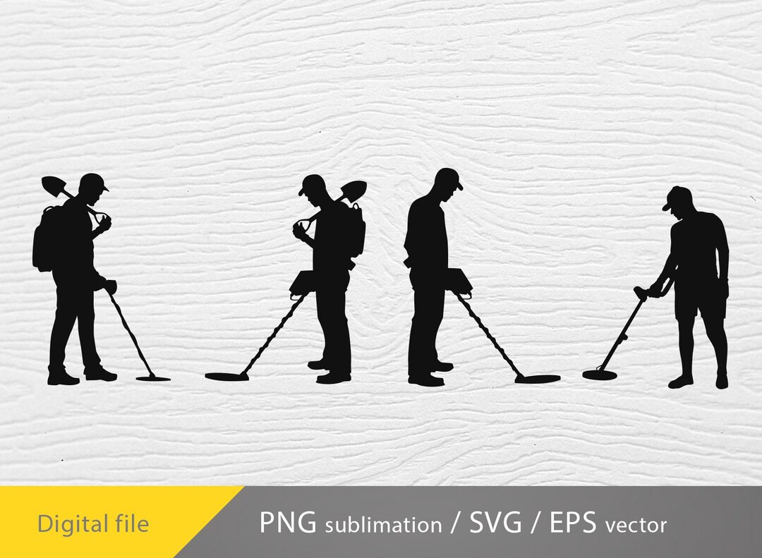 Metal Detector Svg Bundle, Metal Detecting Svg, Tracker Svg,treasure ...