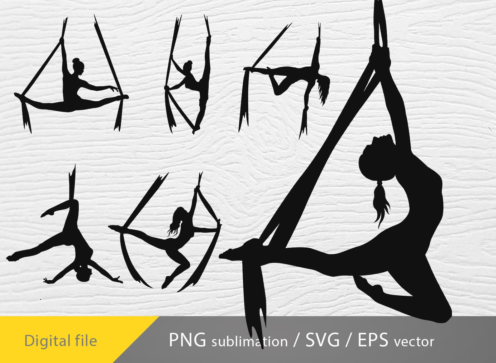 Aerialist SVG, Acrobat SVG, Aerial Acrobat Svg, Aerialist Clipart ...