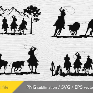 Roping Cowboy Svg, Roping Team Rodeo Svg, Cowboy Life Svg, Cricut File ...