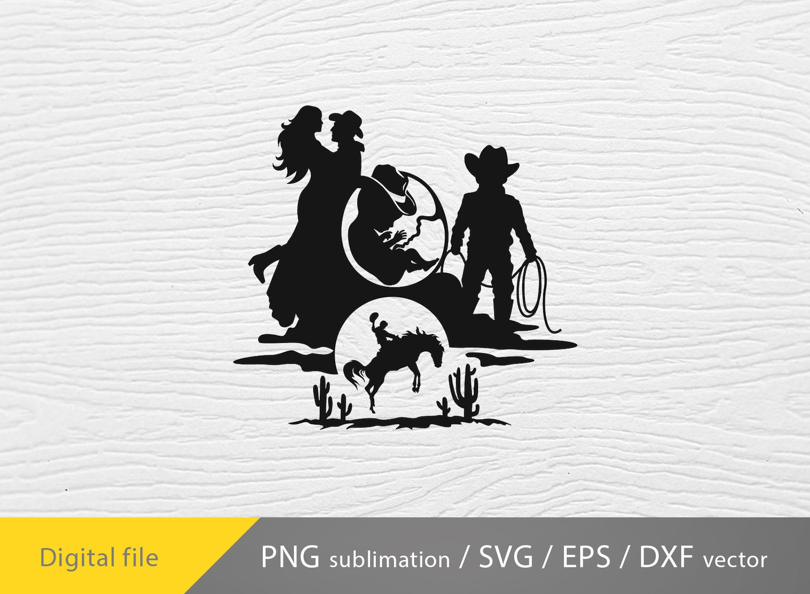 Cowboy Svg, Cowboy Life Scene Svg Png Sublimation, Ranch Life Svg ...
