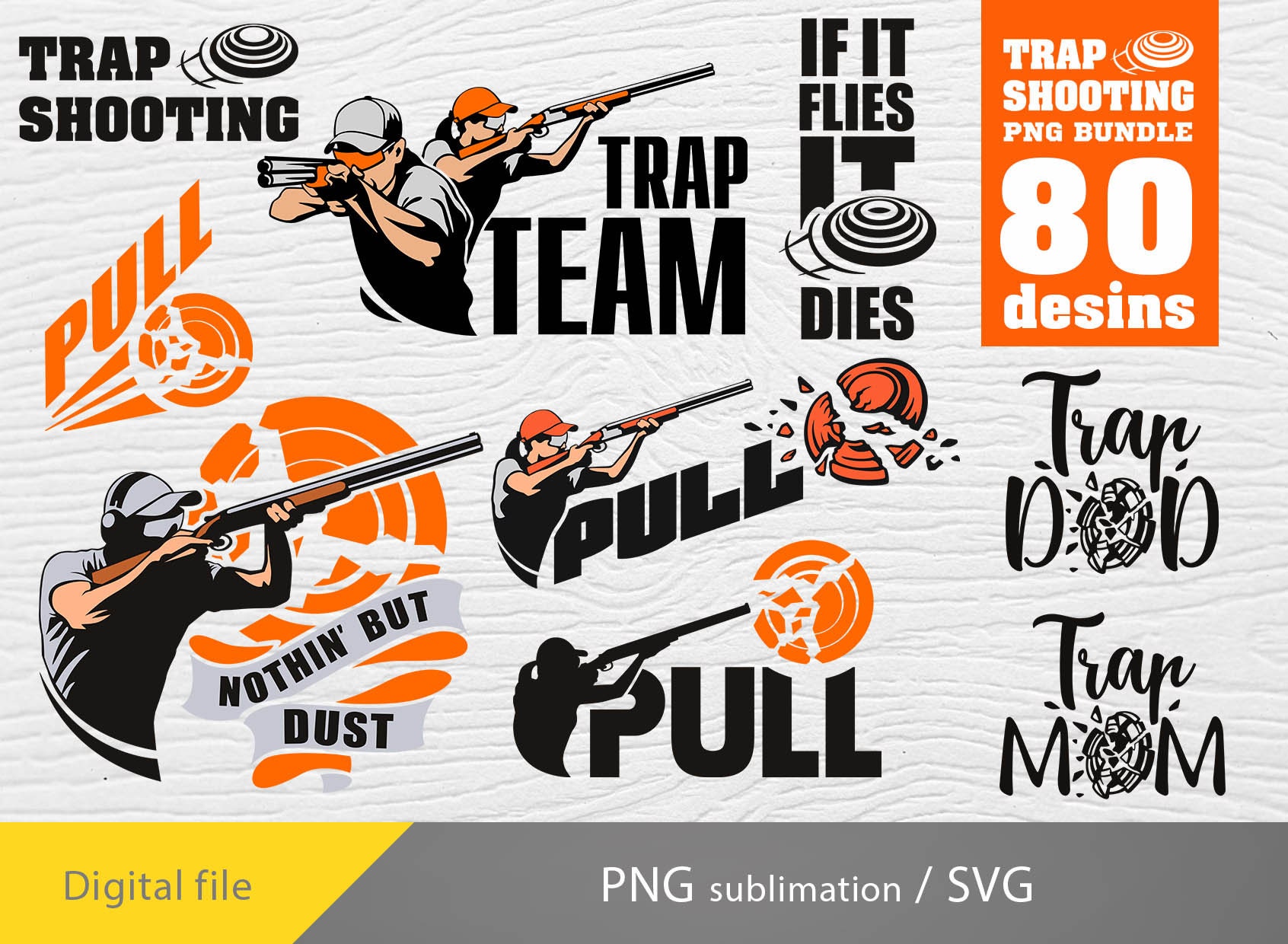 Trapshooting Bundle Svg, Clay Target Svg, Trapshooting Svg, Skeet ...