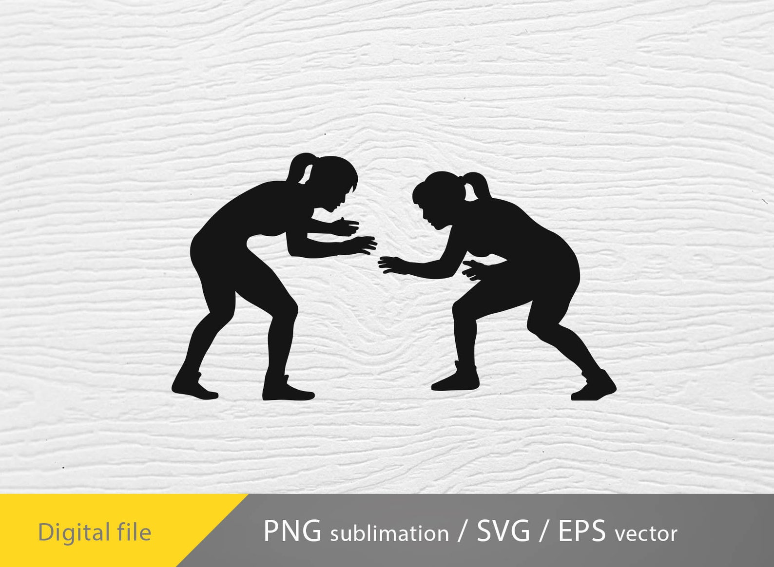 Female Wrestling SVG File, Girl Wrestler SVG, Wrestling Png, Women's ...